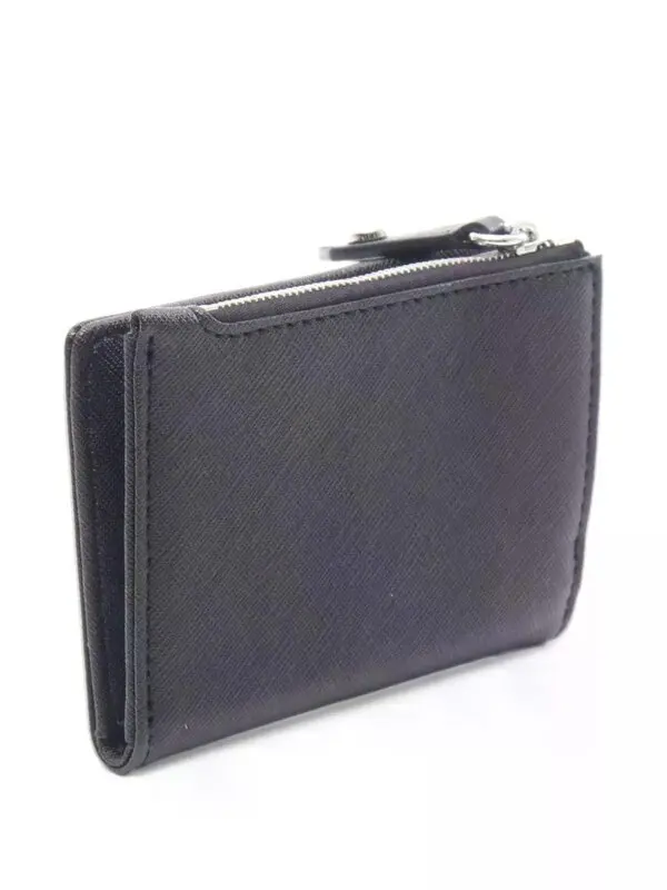 VIVIENNE WESTWOOD Orb Saffiano Leather Coin Purse - Black