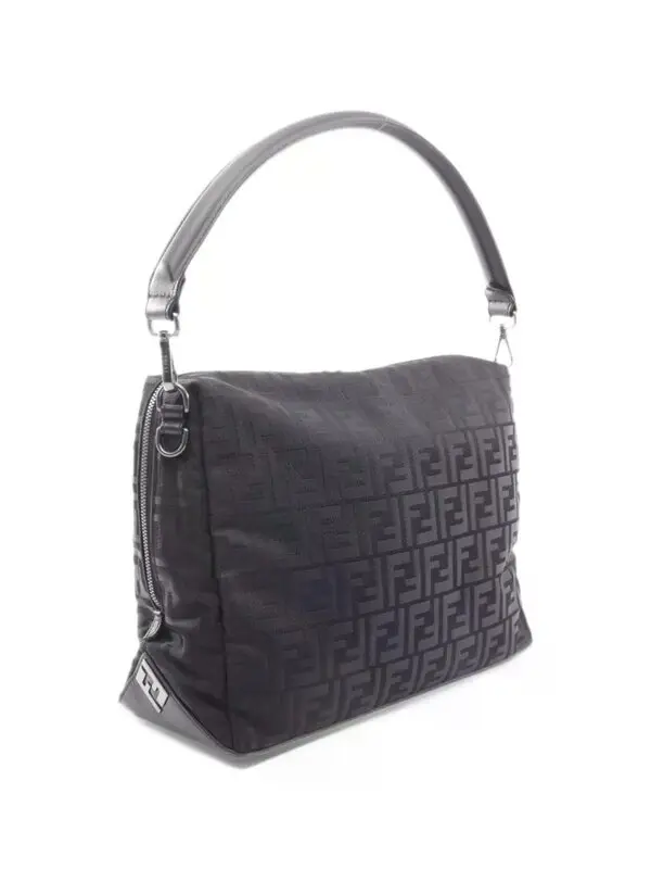 Fendi 2020s Large Lui Ff-motif Tote Bag - Black
