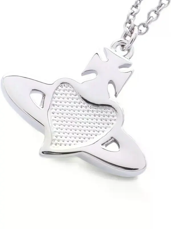 VIVIENNE WESTWOOD 2020s Diamante Heart Necklace