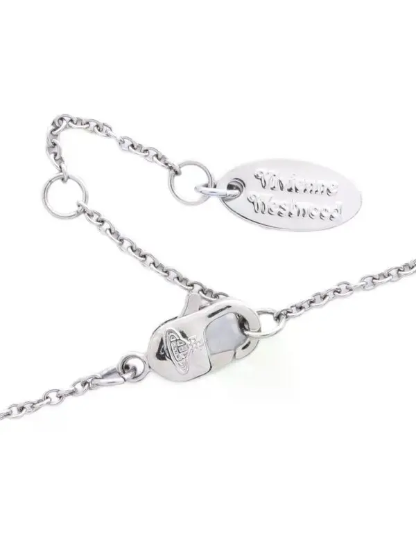 VIVIENNE WESTWOOD 2020s Diamante Heart Necklace