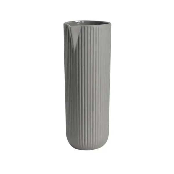 LONDON ATELIER BYPRODUCT Light Ridded Carafe Jug - Grey