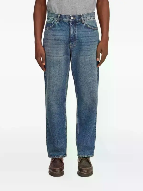 Nn07 Otis Stonewashed Straight-leg Jeans