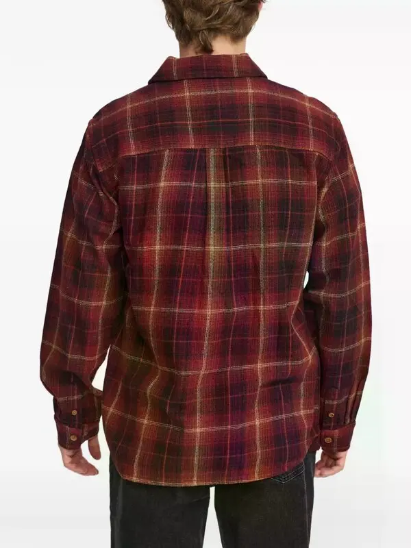 REVOLUTION Check-pattern Long-sleeved Shirt