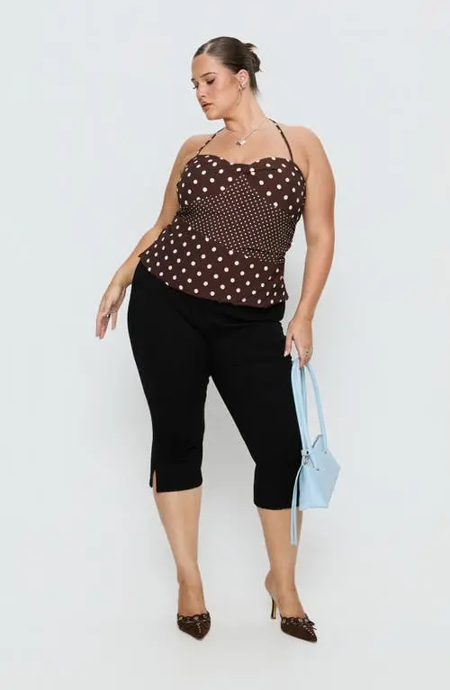 Princess Polly Baseline Rib Capri Pants