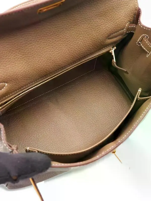 Hermès 2026 25 Kelly Togo Leather Tote Bag