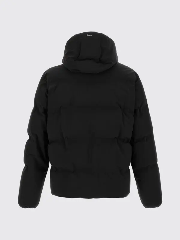 Herno Waterproof And Windproof Quilted Nylon Hooded Down Jacket