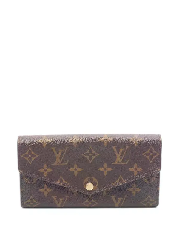 LOUIS VUITTON 2014 Portefeuil Sarah Monogram Wallet - Brown
