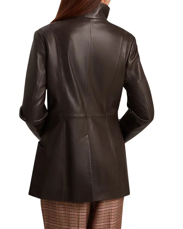 Ted Baker London Attie Leather Wrap Jacket