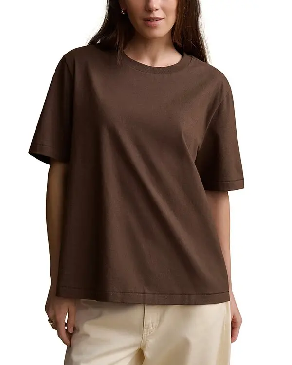 Jenni Kayne California Cotton Oversized Tee - Bronze
