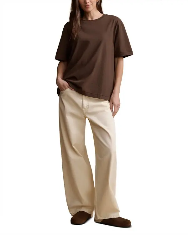 Jenni Kayne California Cotton Oversized Tee - Bronze