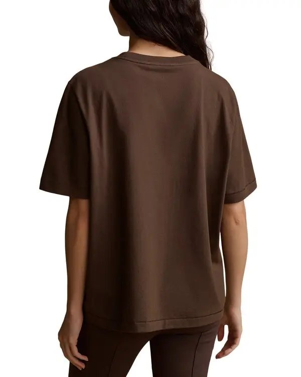 Jenni Kayne California Cotton Oversized Tee - Bronze