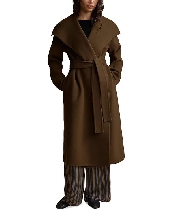 Jenni Kayne Wool Blend Belted Blanket Coat