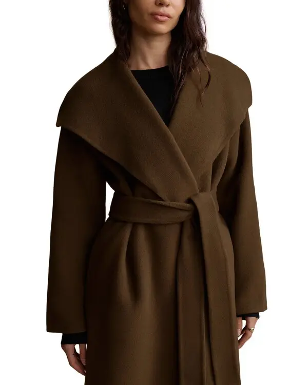 Jenni Kayne Wool Blend Belted Blanket Coat