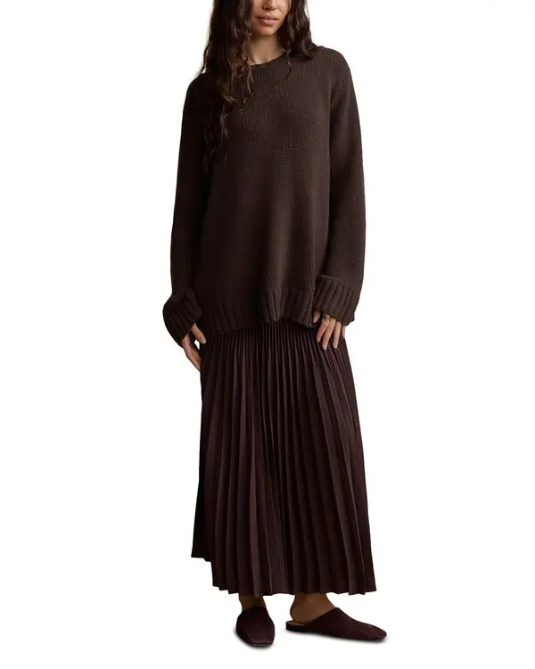 Jenni Kayne Amelia Cashmere Oversized Crewneck Sweater