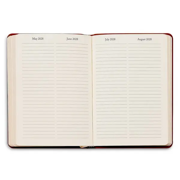 GRAPHIC IMAGE 2027 Croc Embossed Leather Weekly Notebook