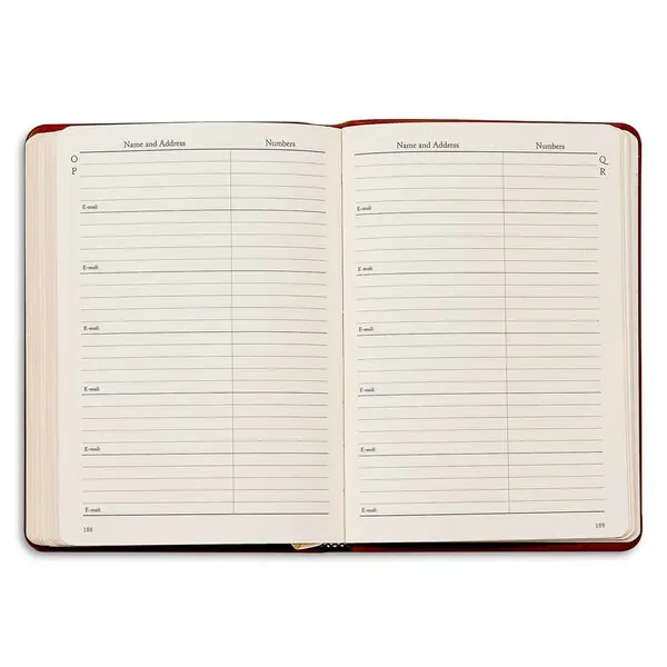 GRAPHIC IMAGE 2027 Croc Embossed Leather Weekly Notebook