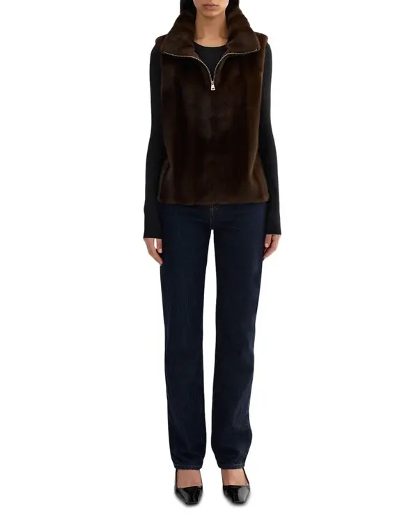 LAMARQUE Chaya Faux Fur Vest