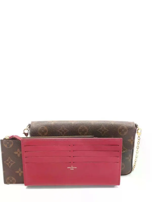 LOUIS VUITTON 2016 Felicie Monogram Crossbody Bag - Brown