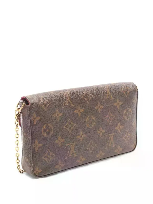 LOUIS VUITTON 2016 Felicie Monogram Crossbody Bag - Brown