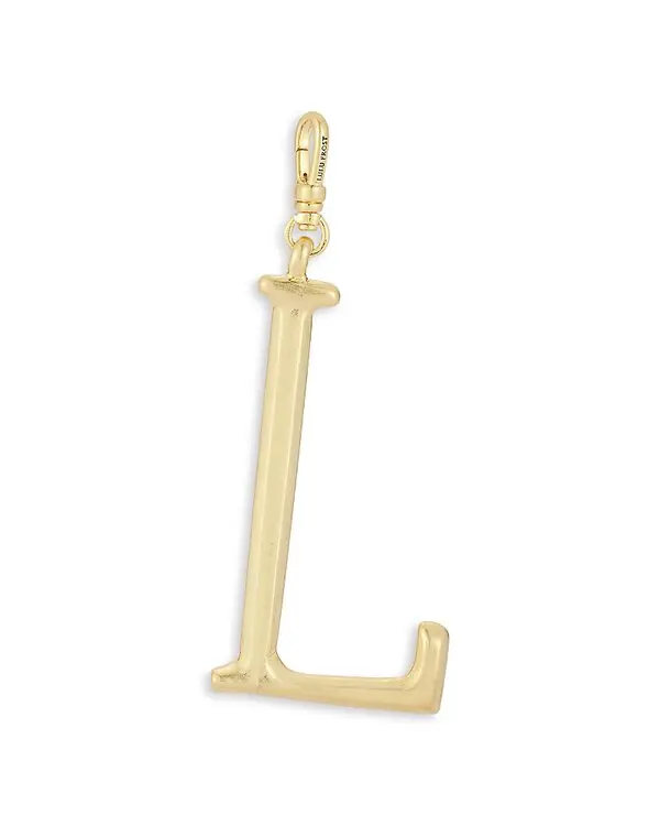 Lulu Frost Plaza Large Letter L Charm - No Color