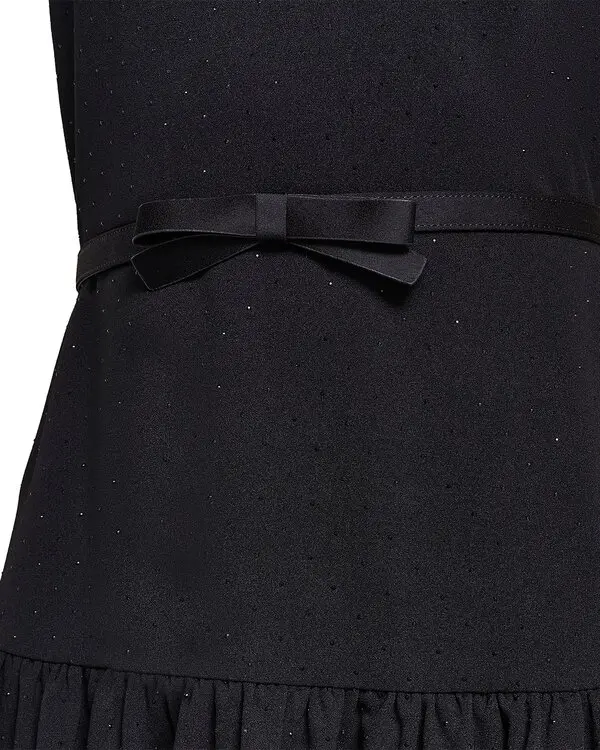 Karl Lagerfeld Paris Crepe Bow Waist Mini Dress