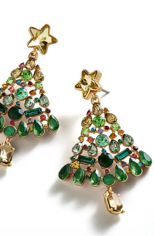 Baublebar Spruced Up Christmas Tree Drop Earrings