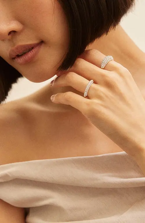 Baublebar Shannon Crystal Set Of 2 Rings