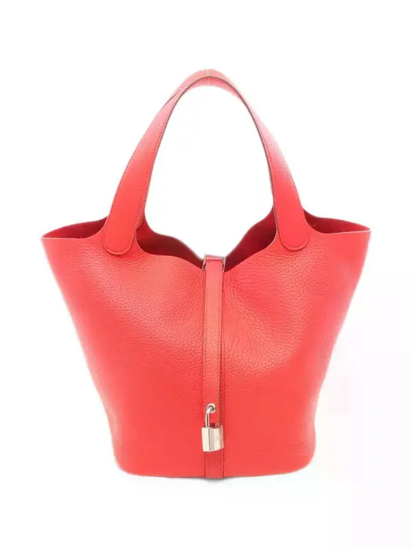 Hermès 2025 Mm Picotin Lock Tote Bag - Red
