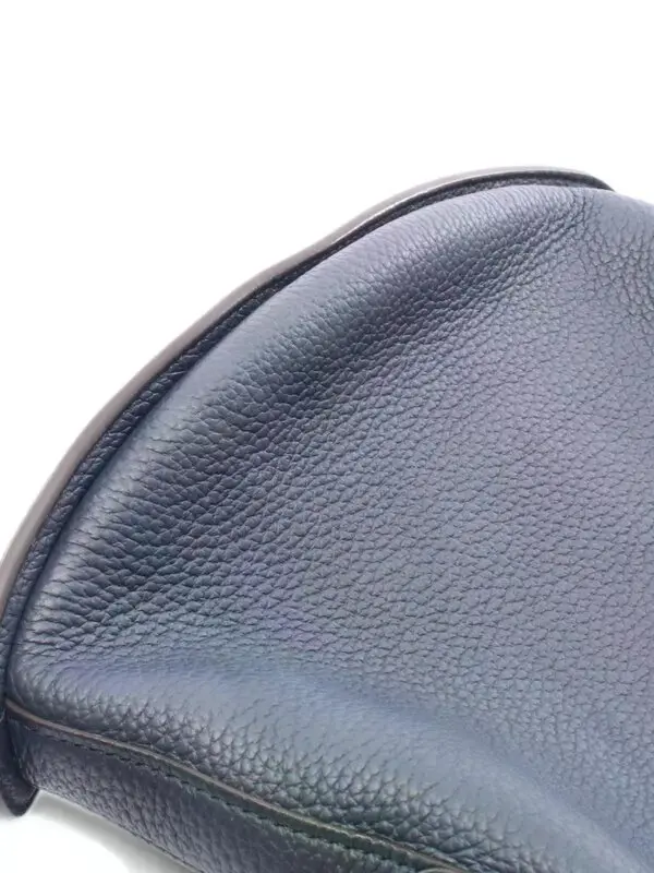 Delvaux 2010s Pin Swing Leather Shoulder Bag