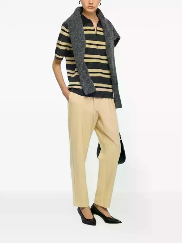 SEMICOUTURE Drawstring-waistband Tapered Trousers