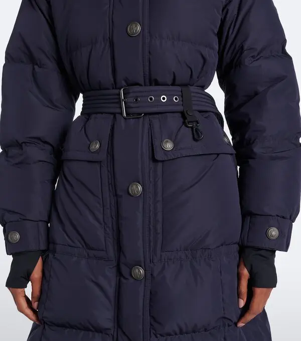Moncler Gelisette Shearling-trimmed Down Coat
