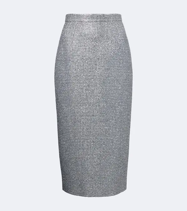 EMILIA WICKSTEAD Lorelei Tweed Pencil Skirt