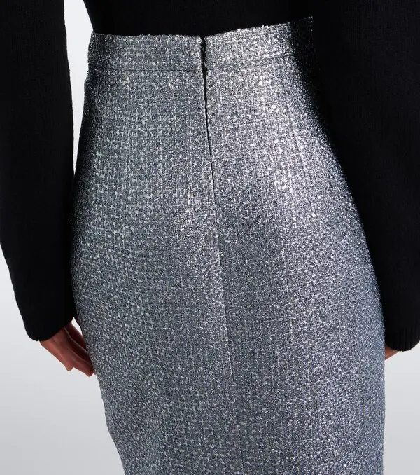 EMILIA WICKSTEAD Lorelei Tweed Pencil Skirt