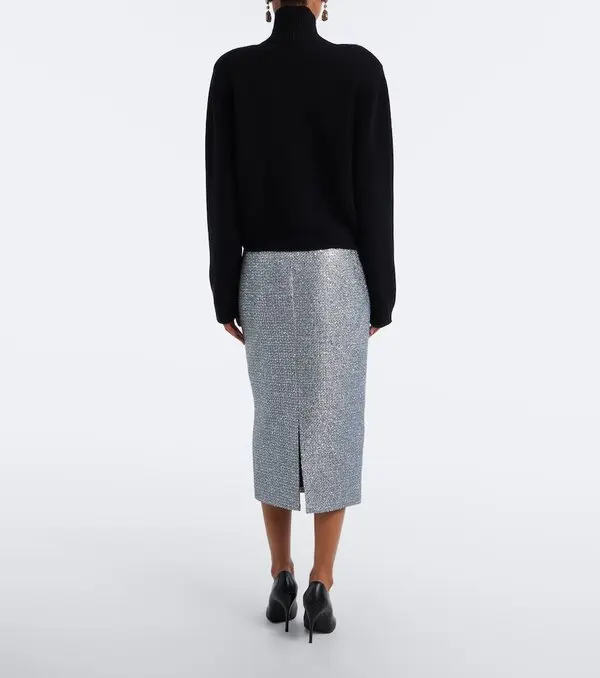 EMILIA WICKSTEAD Lorelei Tweed Pencil Skirt