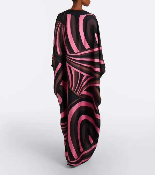 Emilio Pucci Iride Silk Twill Kaftan