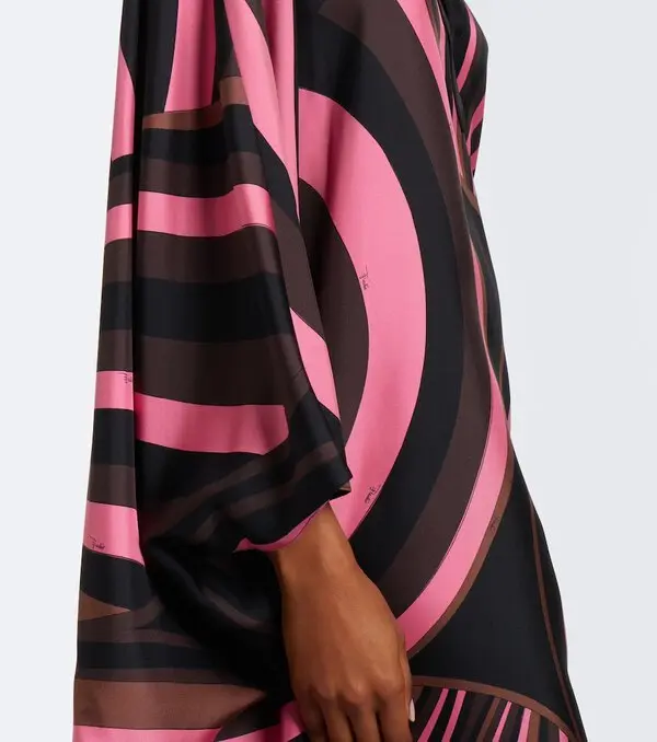 Emilio Pucci Iride Silk Twill Kaftan