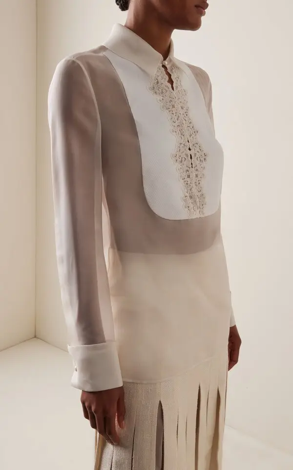 Gabriela Hearst Oriana Silk Top
