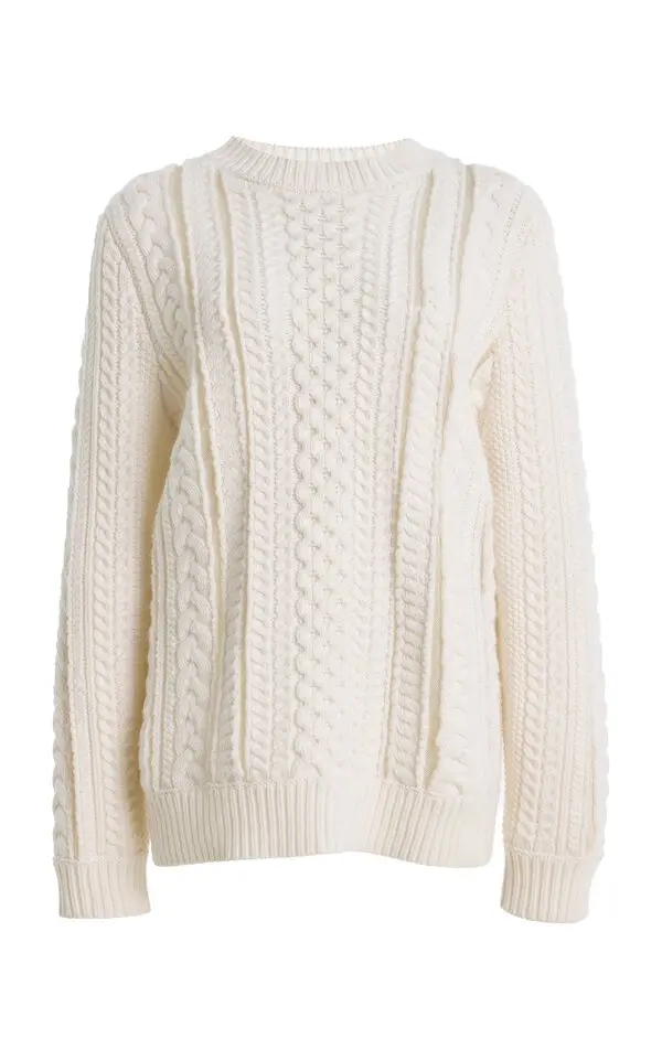 Gabriela Hearst Westal Wool-cashmere Fisherman Sweater