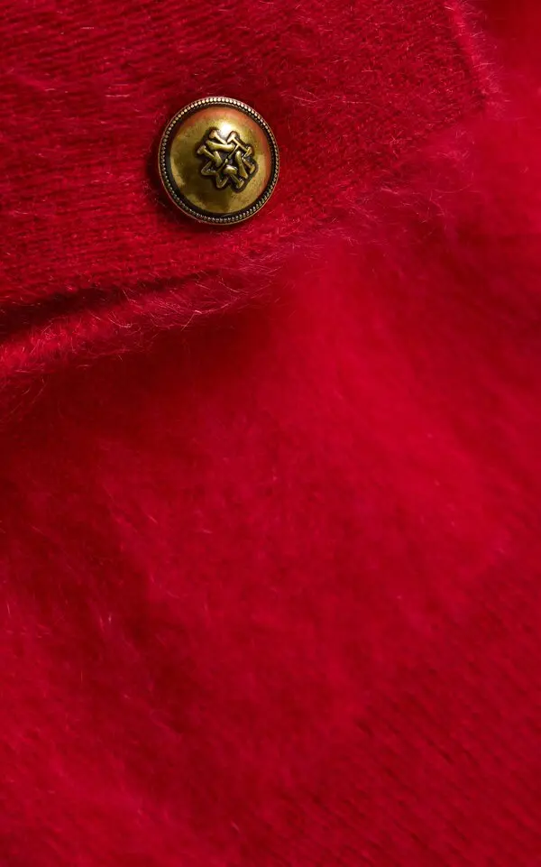 Majestic Filatures Brushed Cashmere Crewneck Sweater - Red