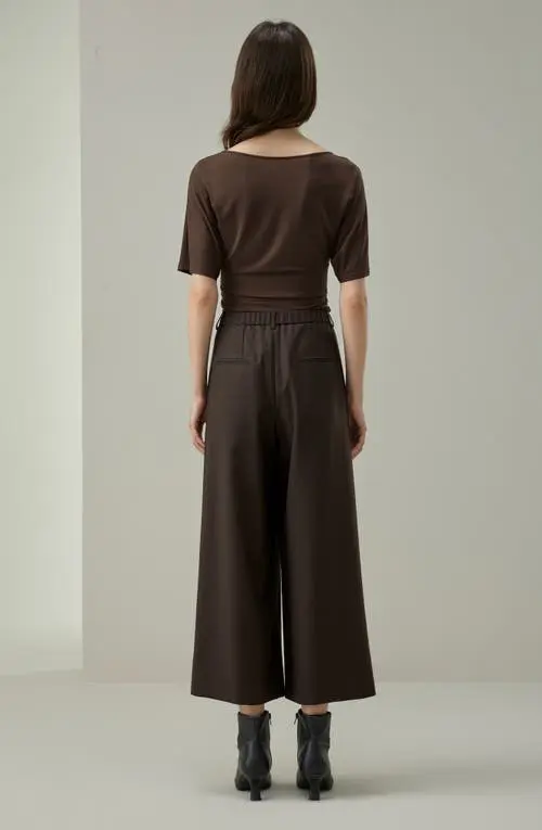Lilysilk Washable Silk-wool Ankle Pant