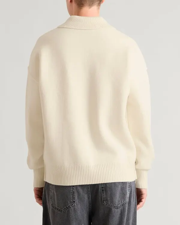 AMI Paris Contrasted Adc Polo