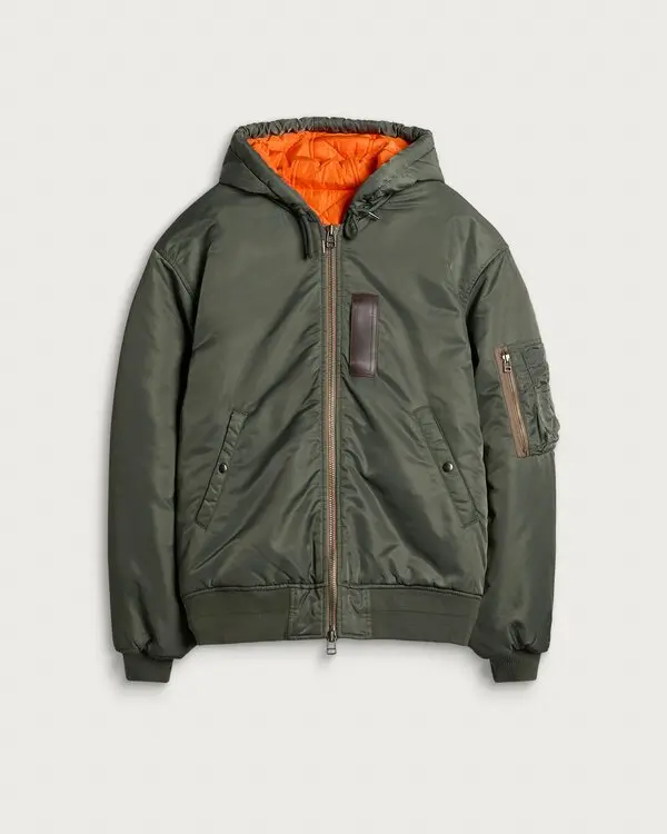 FRIZMWORKS Active Ma-1 Hooded Parka Jacket