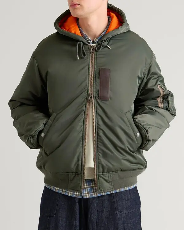 FRIZMWORKS Active Ma-1 Hooded Parka Jacket