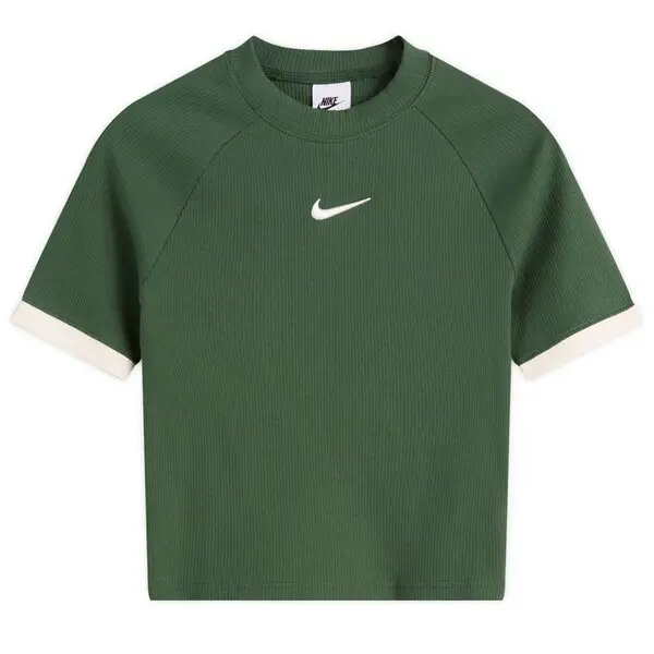 Nike Sports Fitted Top - Fir/sail