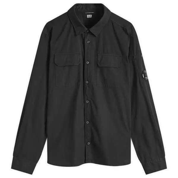 C.P. COMPANY Gabardine Lens Button Overshirt