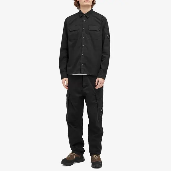 C.P. COMPANY Gabardine Lens Button Overshirt