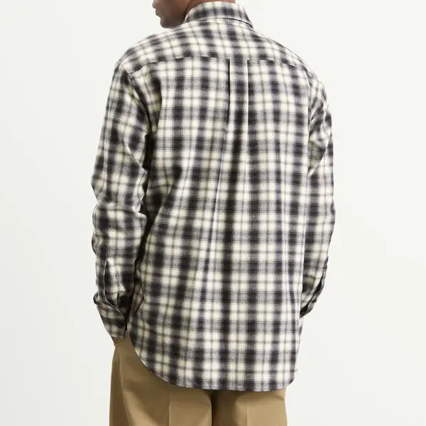 Balenciaga Regular Fit Check Flannel Shirt