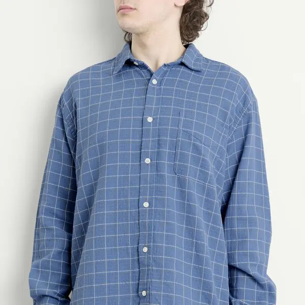 FORET Scout Loose Weave Check Shirt