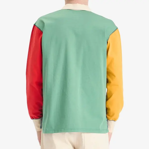 DRAKE'S Colourblock Rugby Shirt