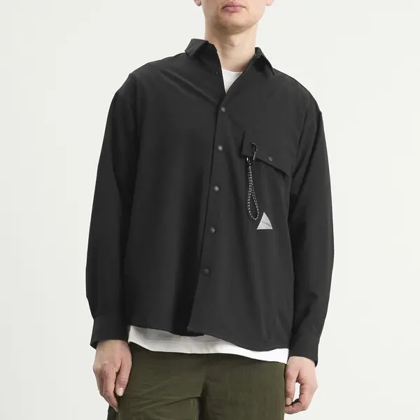 AND WANDER Dry Breathable Shirt - Black